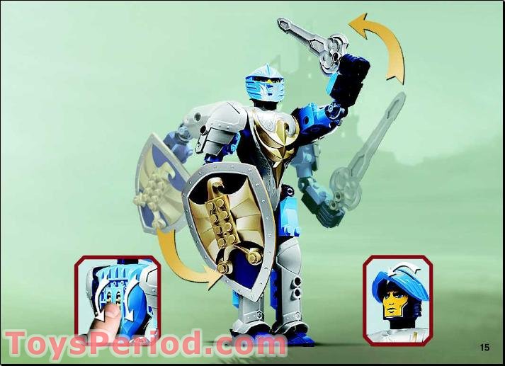 LEGO 8792 Sir Jayko Instructions and Parts List