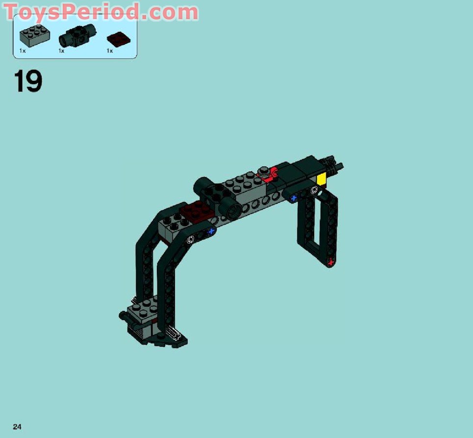 LEGO 8117 Storm Lasher Instructions and Parts List