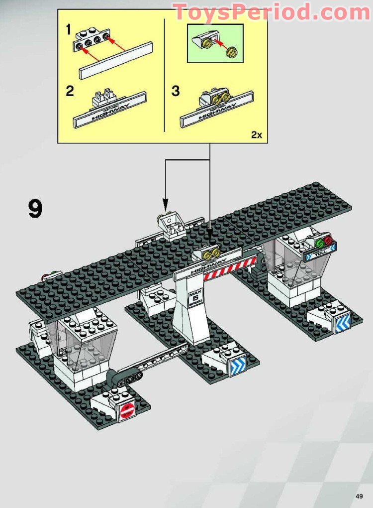 LEGO 8147 Bullet Run Instructions and Parts List