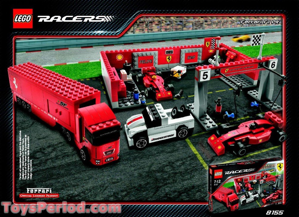 LEGO 8156 Ferrari FXX 1:17 Instructions and Parts List
