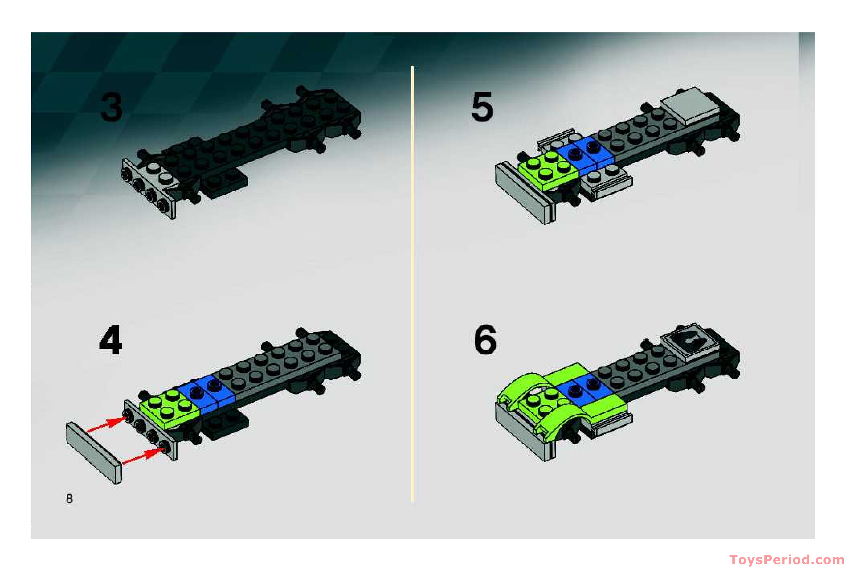 LEGO 8199 Security Smash Instructions and Parts List
