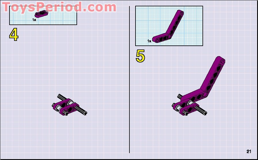 LEGO 8268 Scorpion Attack Instructions and Parts List