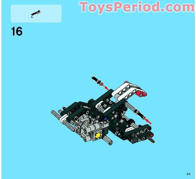 LEGO 8262 Quad Bike Instructions and Parts List