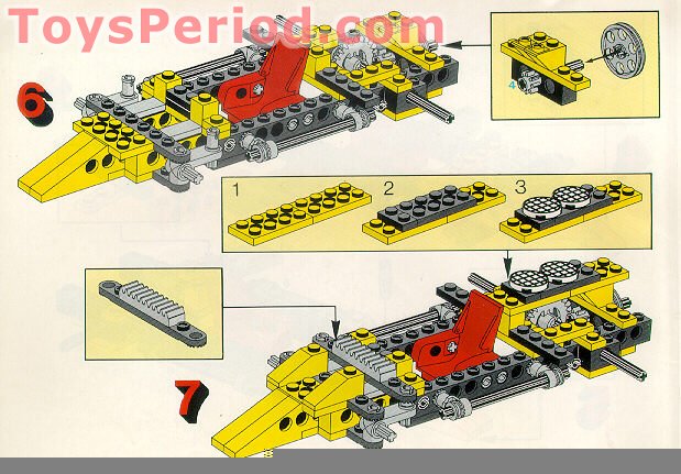 LEGO 8830 Rally 6-Wheeler Instructions and Parts List