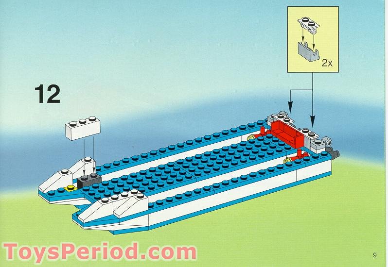 LEGO 2998 Stena Line Promotional Set: Hydrofoil Instructions and Parts List