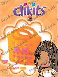 LEGO 7511 Trendy Tote Tangerine Instructions and Parts List