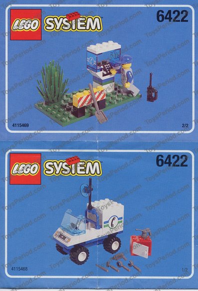 LEGO 6422 Telephone Repair Instructions and Parts List
