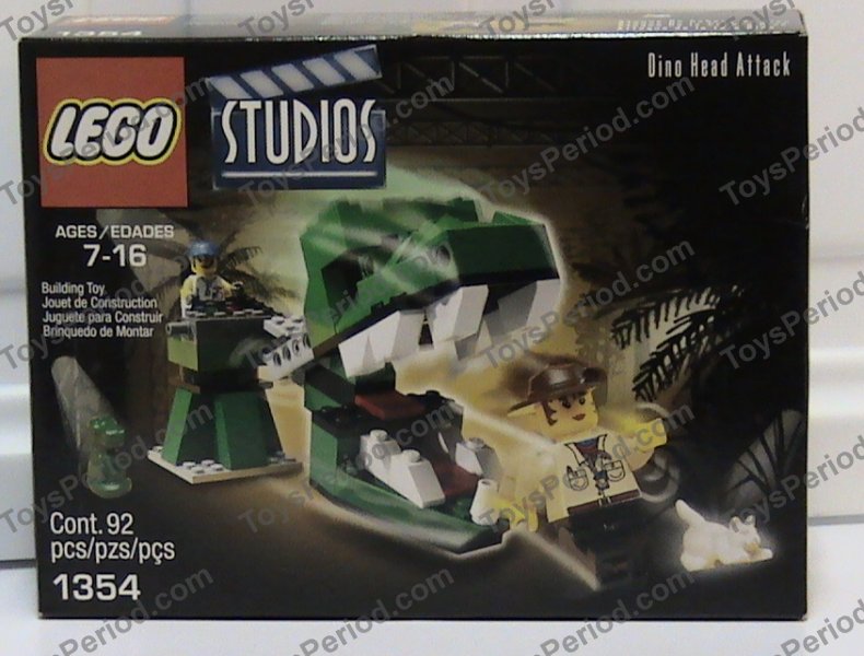 LEGO 1354 Dino Head Attack Instructions and Parts List