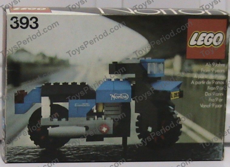 LEGO 393-1 Norton Motorcycle Instructions and Parts List