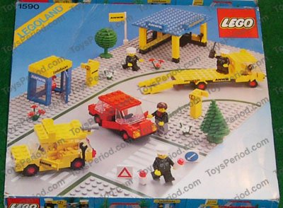 LEGO 1590-2 ANWB Promotional Set, Breakdown Assistance Instructions and ...