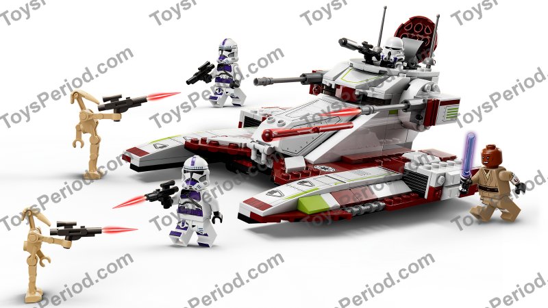 LEGO 75342 Republic Fighter Tank Set Parts List