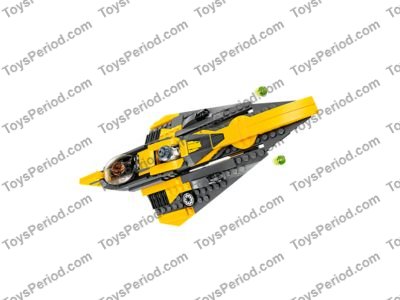 LEGO 75214 Anakin's Jedi Starfighter Set Parts List