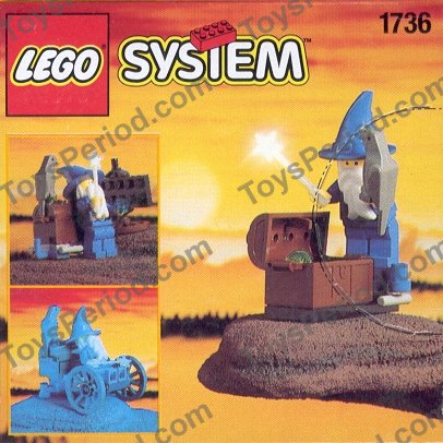 LEGO 1736 Wizard's Cart Instructions and Parts List