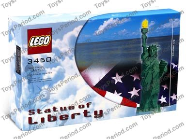 LEGO 3450 Statue of Liberty Sculpture Instructions and Parts List