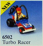 LEGO 6502 Turbo Racer Instructions and Parts List