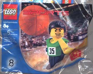 LEGO 7918 McDonald's Sports Set Number 8 - Green Basketball Player ...