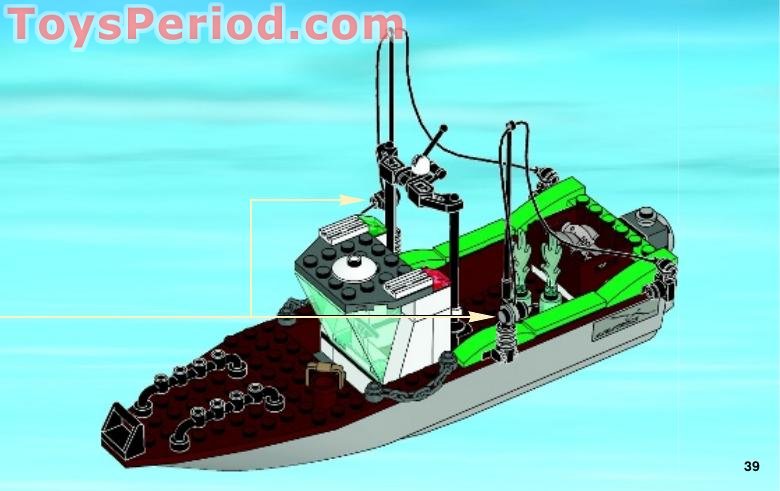 LEGO 60015 Coast Guard Plane Instructions and Parts List