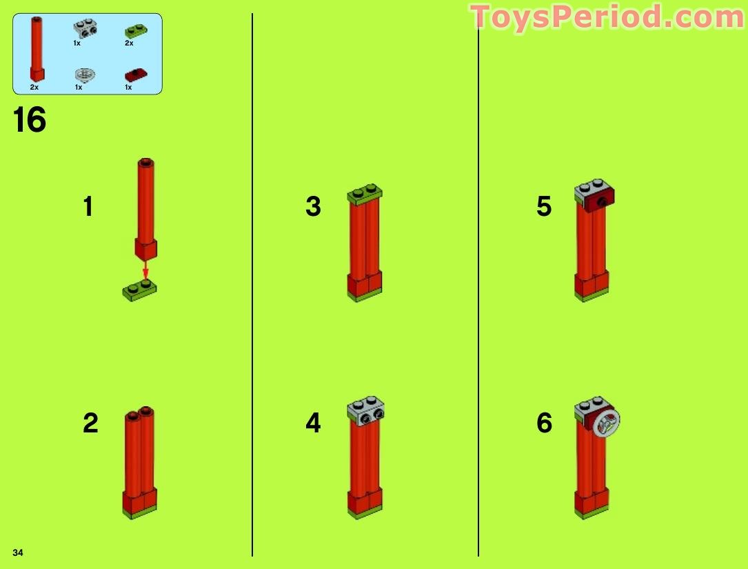 LEGO 79103 Turtle Lair Attack Instructions and Parts List