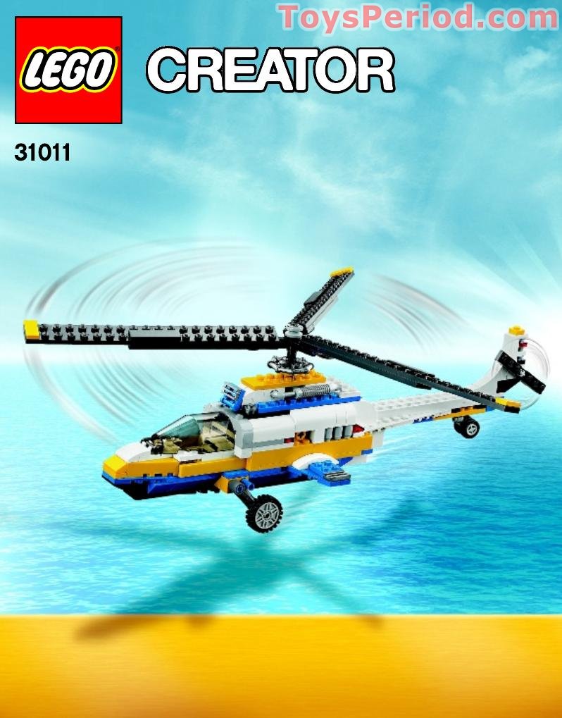 LEGO 31011 Aviation Adventures Instructions and Parts List