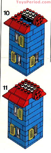 LEGO 362-1 Windmill Instructions and Parts List