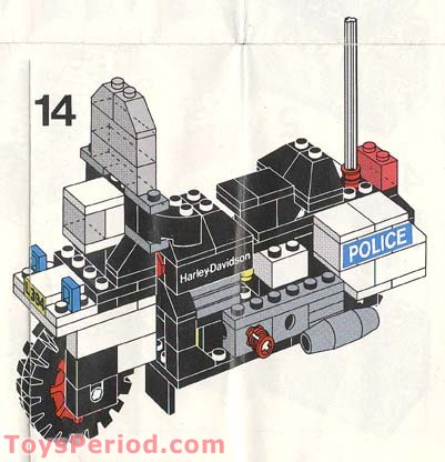 LEGO 394 Harley-Davidson 1000cc Instructions and Parts List