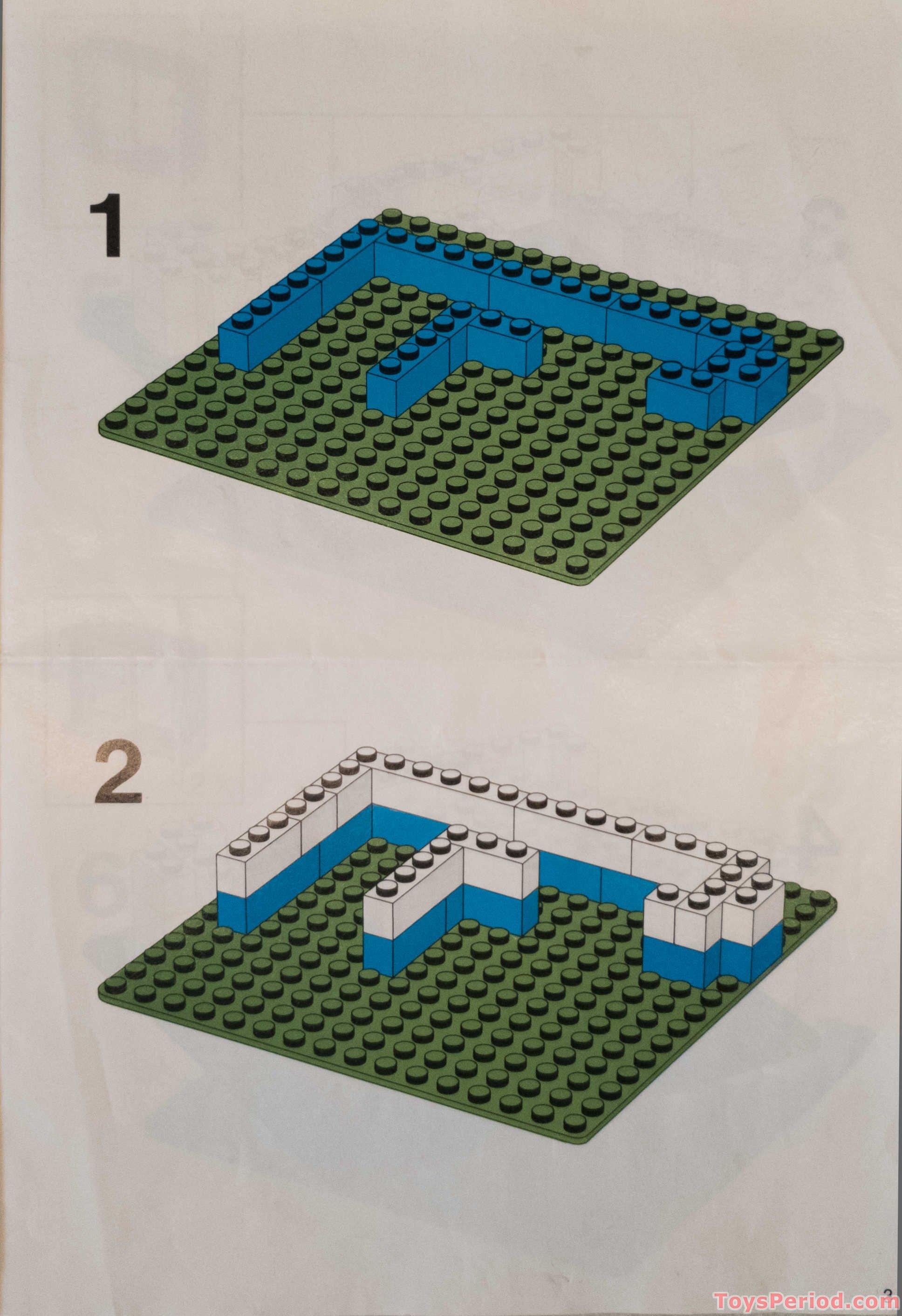 LEGO 1878 Small Bucket Instructions and Parts List