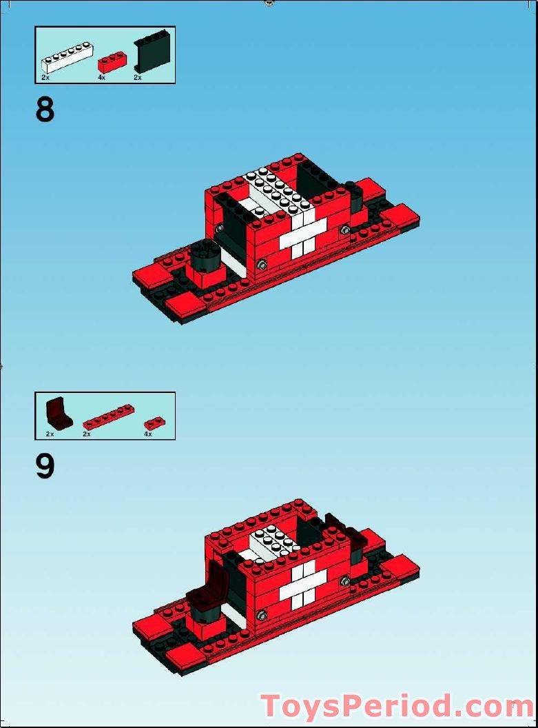 LEGO 10183 Hobby Train Set Instructions and Parts List