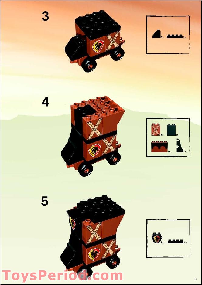 LEGO 4779 Defense Tower Instructions and Parts List