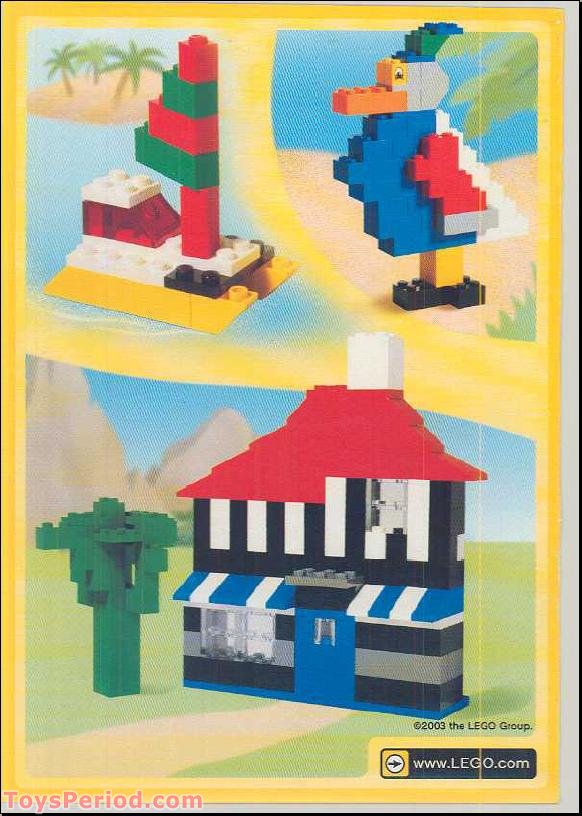 LEGO 4278 Blue Tub Instructions and Parts List