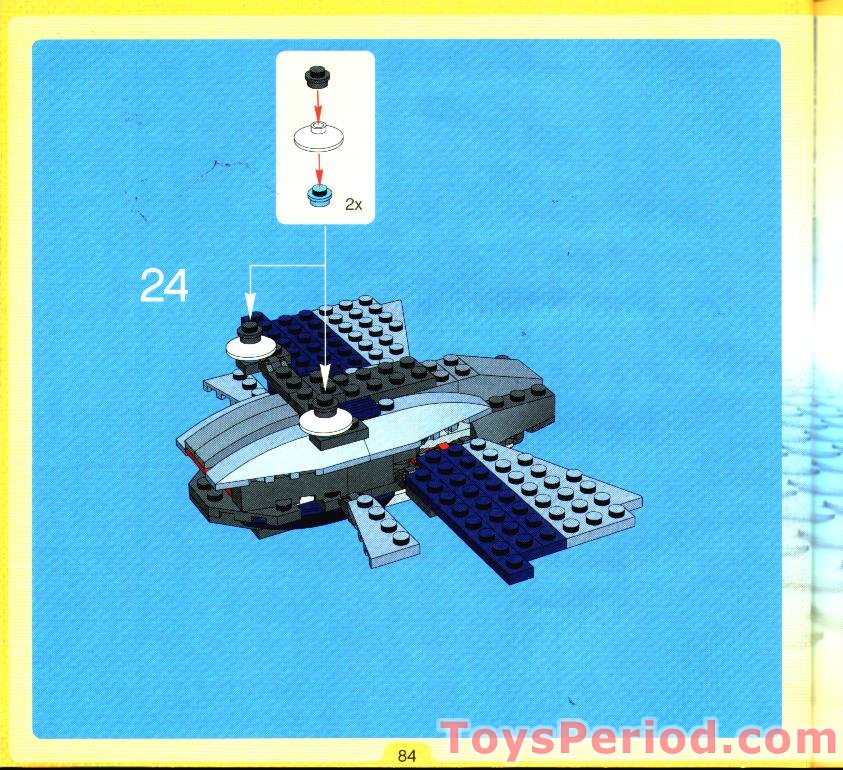 LEGO 4506 Deep Sea Predators Instructions and Parts List