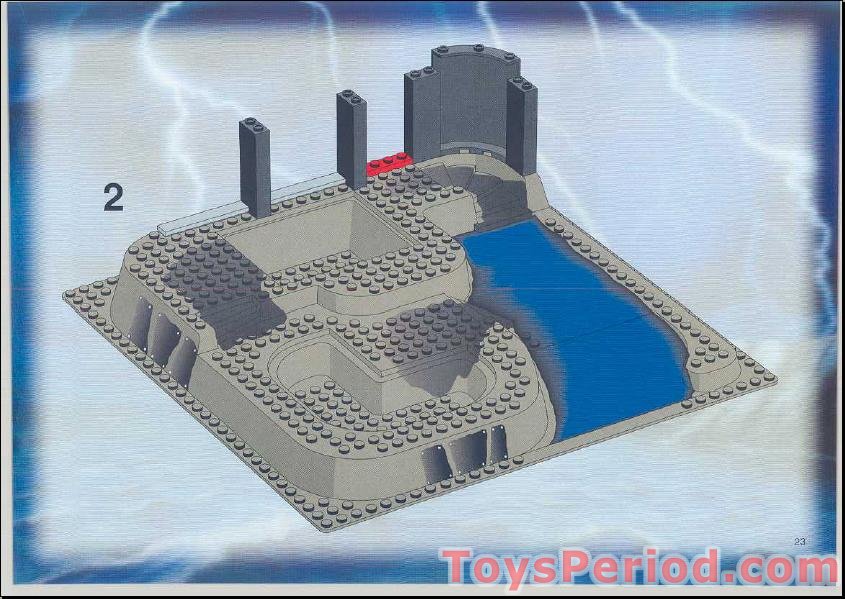 LEGO 6776 Ogel Control Center Instructions and Parts List