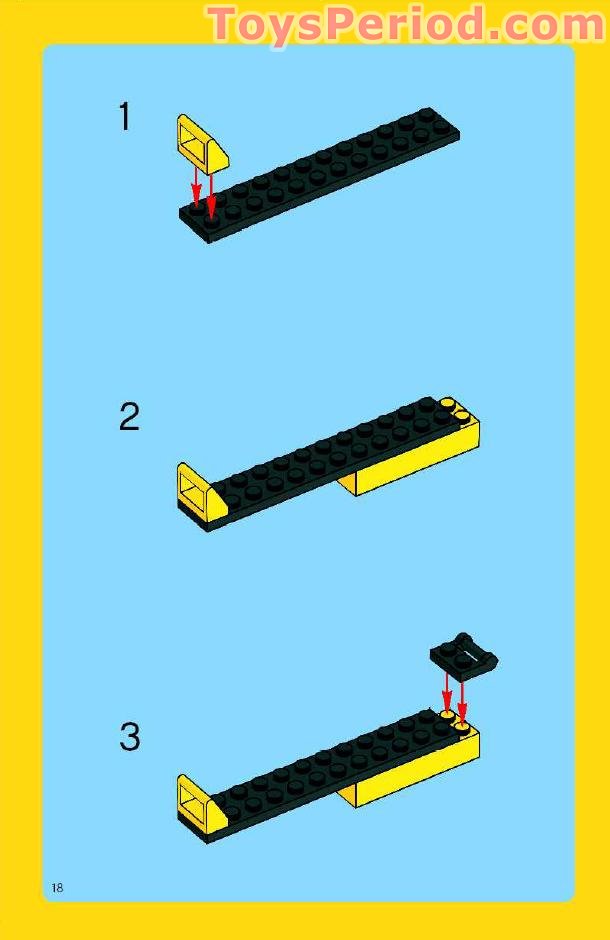 LEGO 6186 Build Your Own LEGO Harbor Instructions and Parts List