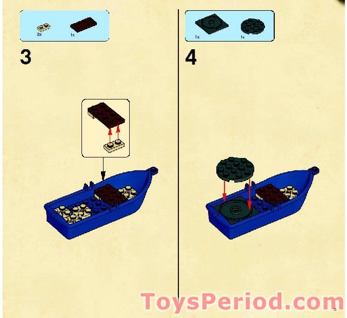 LEGO 6241 Loot Island Instructions and Parts List