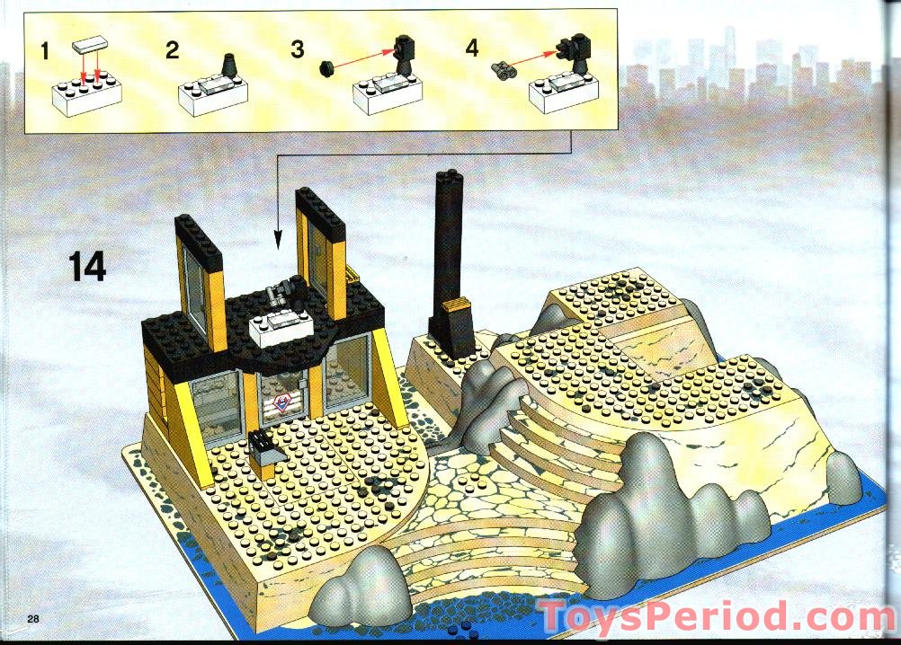 LEGO 7047 Coast Watch Hq Instructions and Parts List