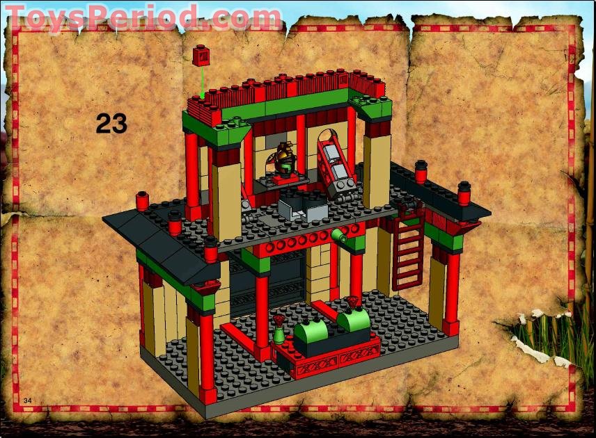 LEGO 7419 Dragon Fortress Instructions and Parts List