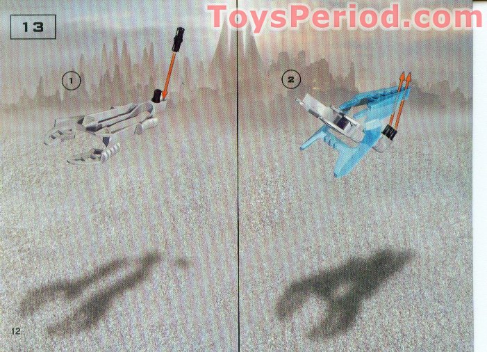 LEGO 8617-1 Vahki Zadakh Instructions and Parts List