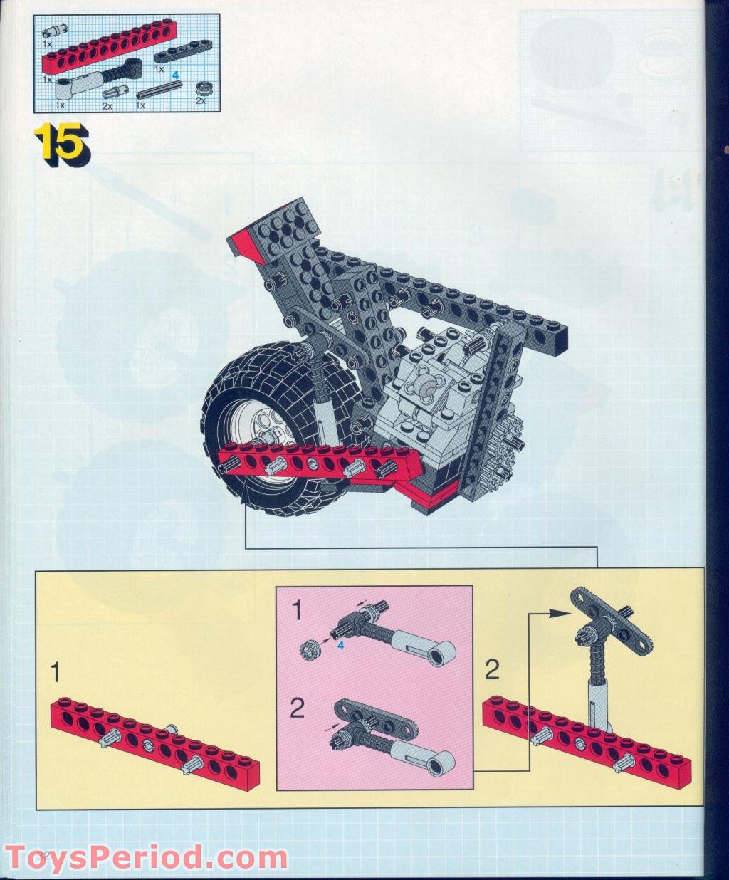 LEGO 8829 Dune Blaster Instructions and Parts List
