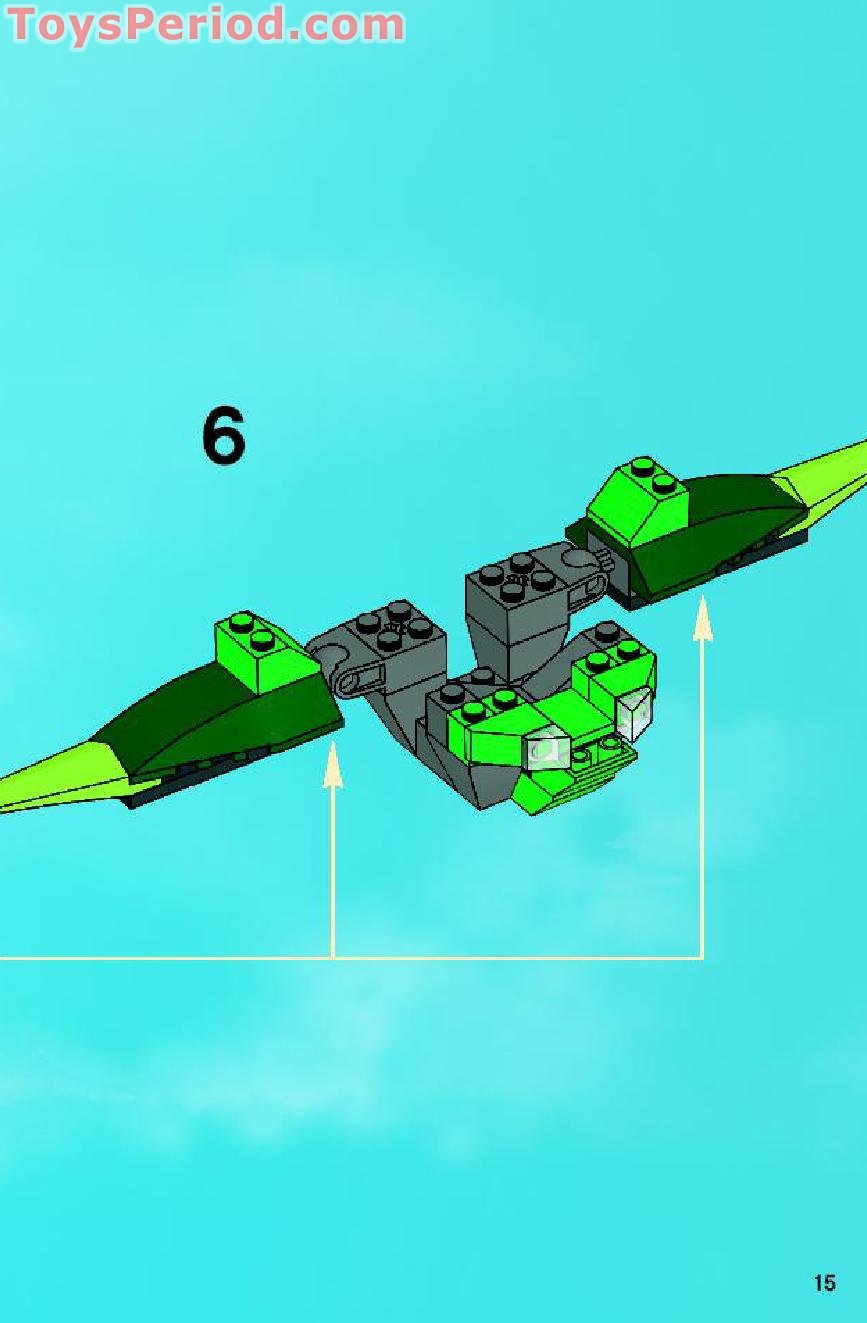 LEGO 8114 Chameleon Hunter Instructions and Parts List