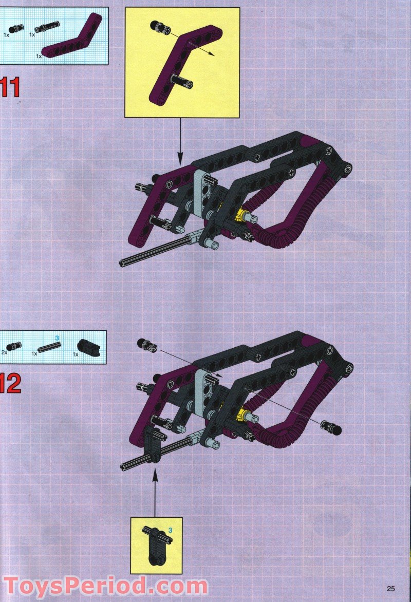 LEGO 8269 Cyber Stinger Instructions and Parts List