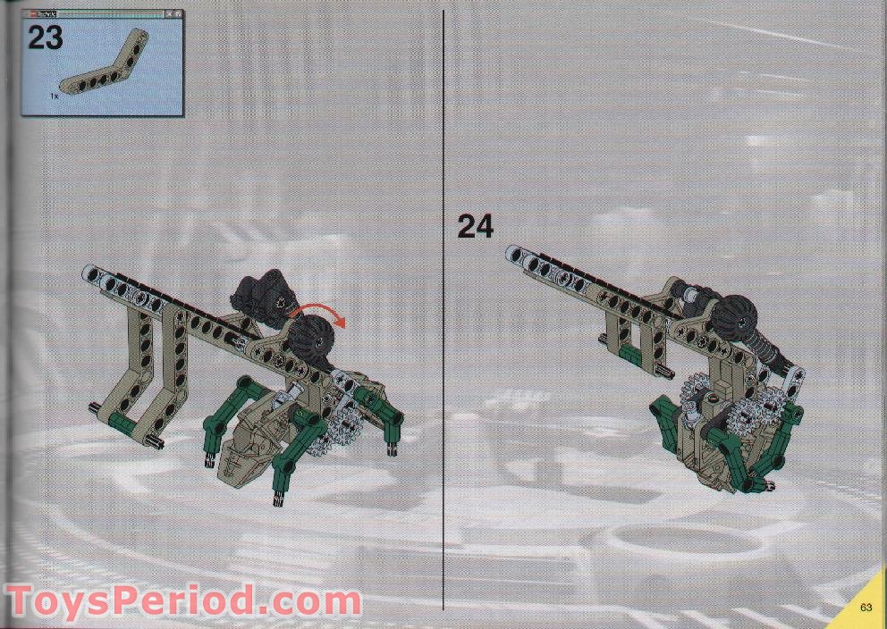 LEGO 8446 Monster Crane Truck Instructions and Parts List