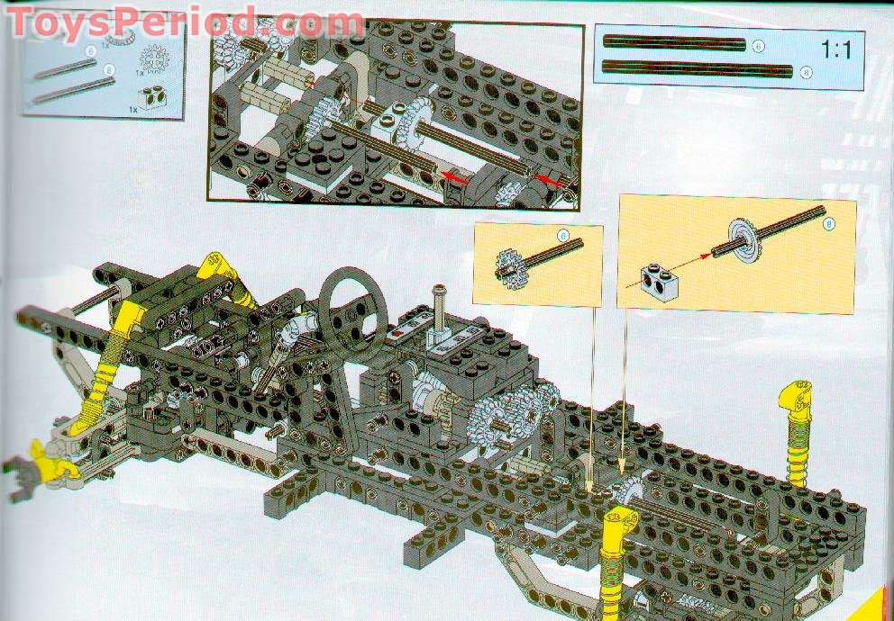 LEGO 8466 4x4 Off Roader Instructions and Parts List