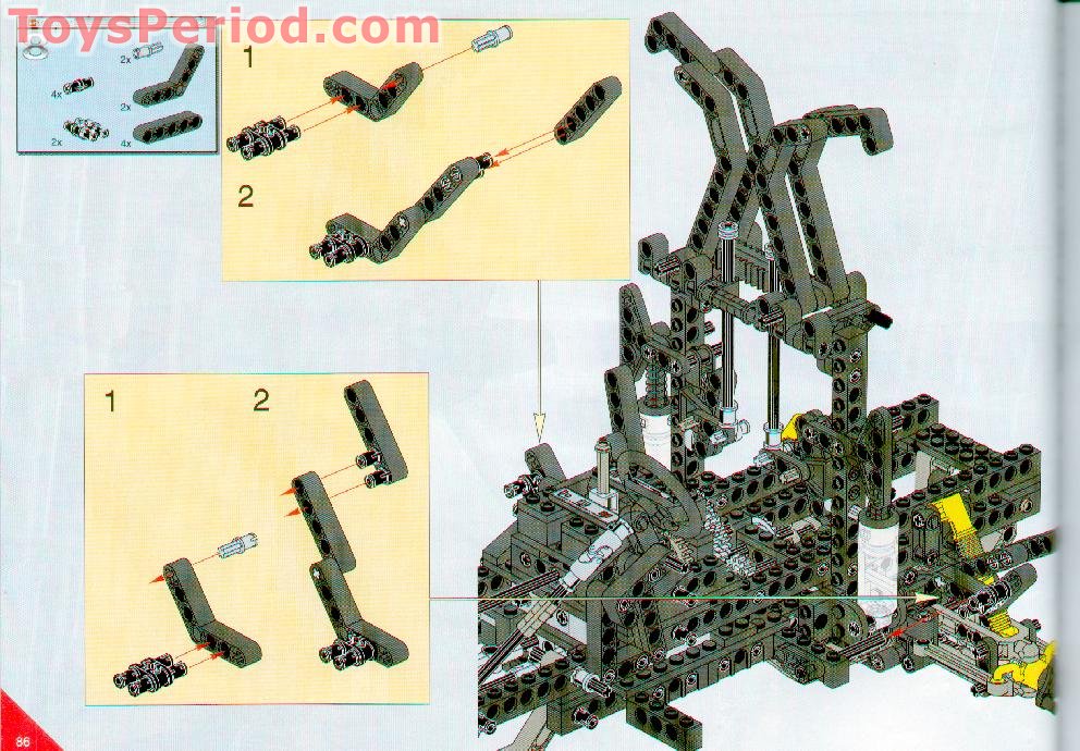 LEGO 8466 4x4 Off Roader Instructions and Parts List