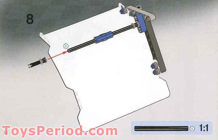 LEGO 8493 Red Ace Instructions and Parts List