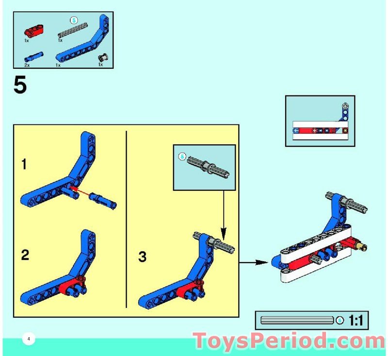 LEGO 9686-1 Simple and Motorized Mechanisms Base Set Instructions and ...