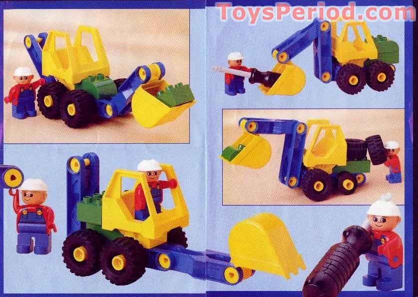 LEGO 2915 Mini Digger Instructions and Parts List