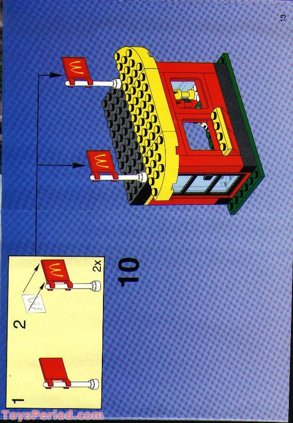 LEGO 3438 McDonald's Promotional Set, LEGO McDonald's Restaurant ...