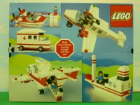 Town Theme Sets - LEGO 6356 Med-Star Rescue Plane 1988 Classic Town Set New