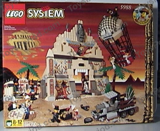 LEGO 5988 Pharaoh's Forbidden Ruins Instructions and Parts List