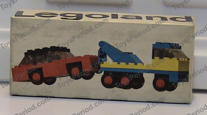 LEGO 651-1 Tow Truck and Car Instructions and Parts List