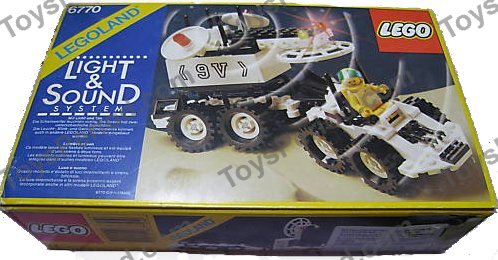 LEGO 6770 Light and Sound Magma Carrier Instructions and Parts List